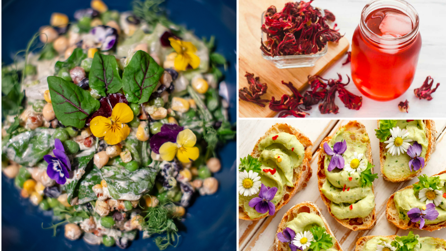 Delicious recipes with edible flowers that taste like spring