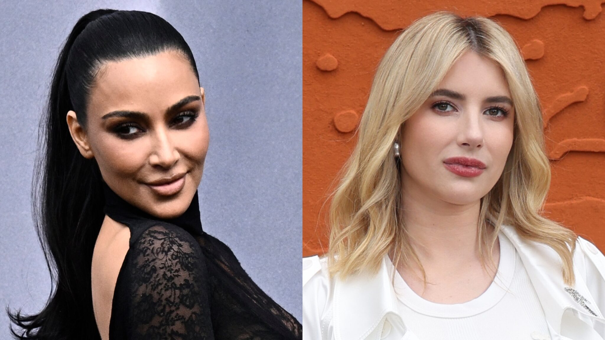 Watch Kim Kardashian kiss & slap Emma Roberts in 'American Horror Story ...