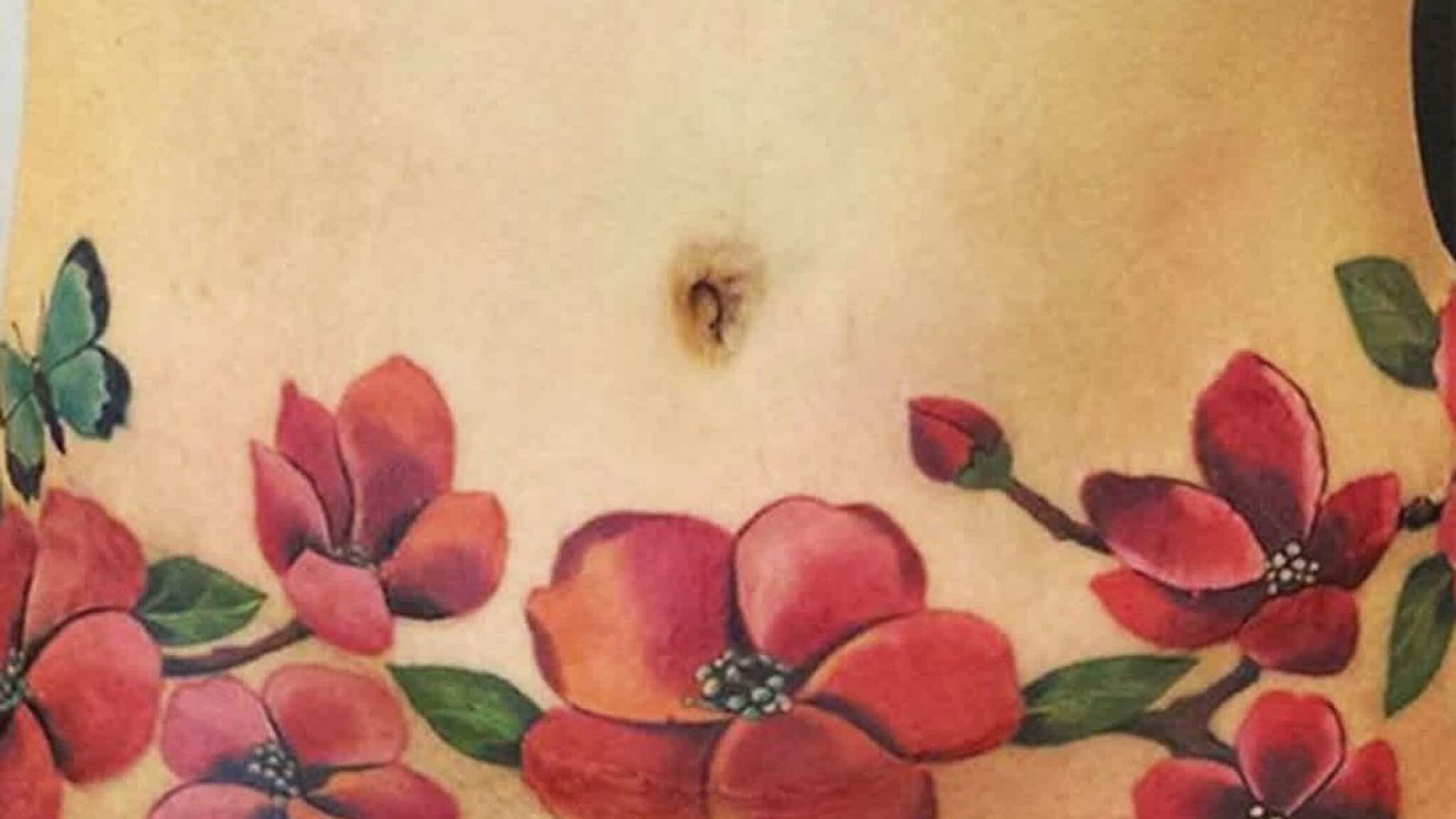 Amazing C-section tattoos that turn the birthing scar into a work of art
