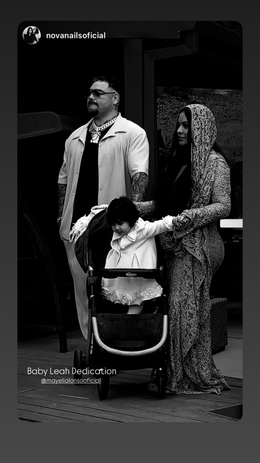 Todo sobre la presentación de Leah Maya, la hija de Mayeli Alonso y ...