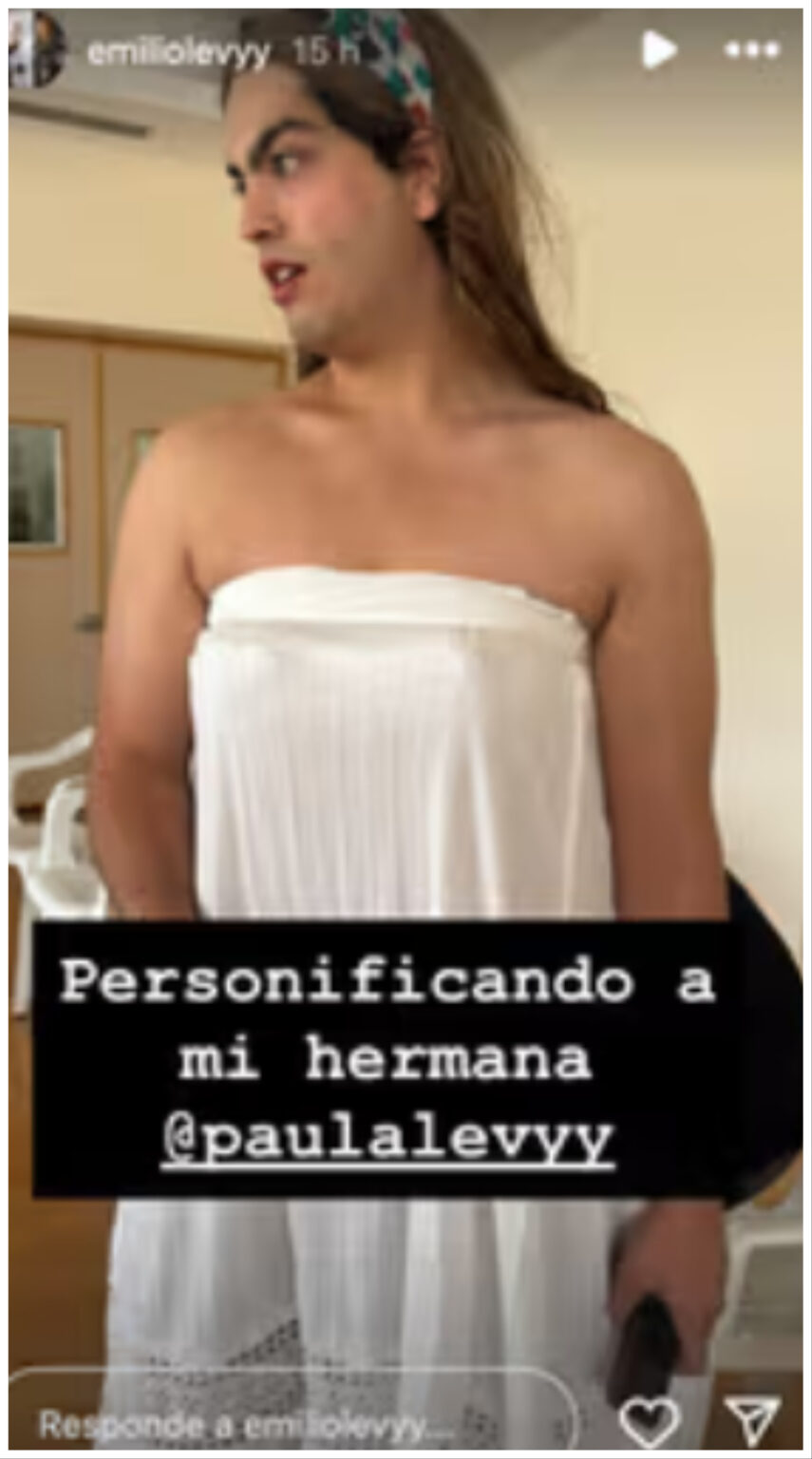 Hijo de Mariana Levy sorprende al vestirse de mujer